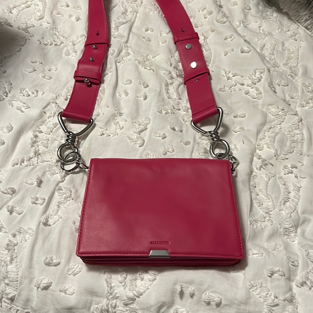 All Saints Pink Crossbody - Gem